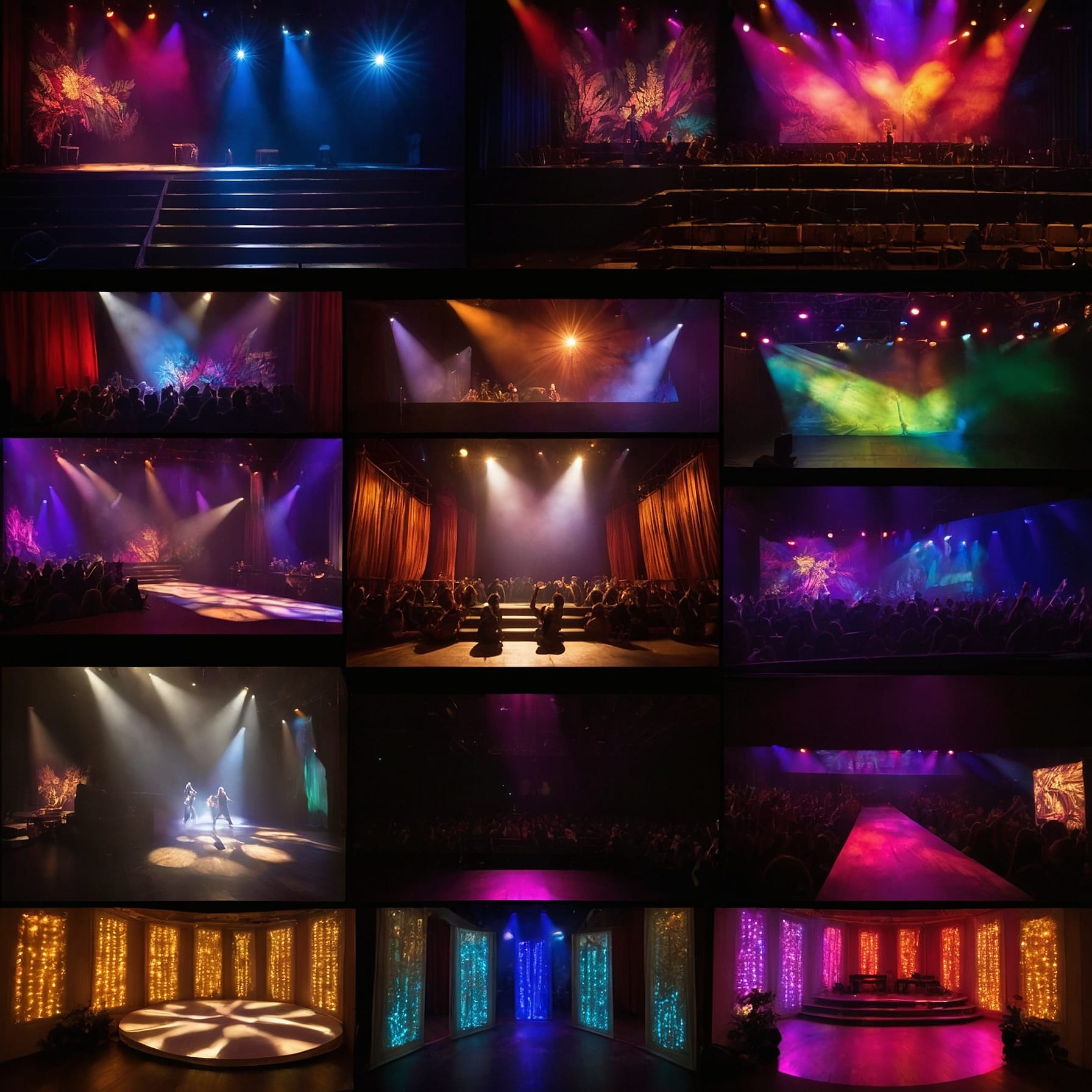 Iluminación escénica en producciones artísticas